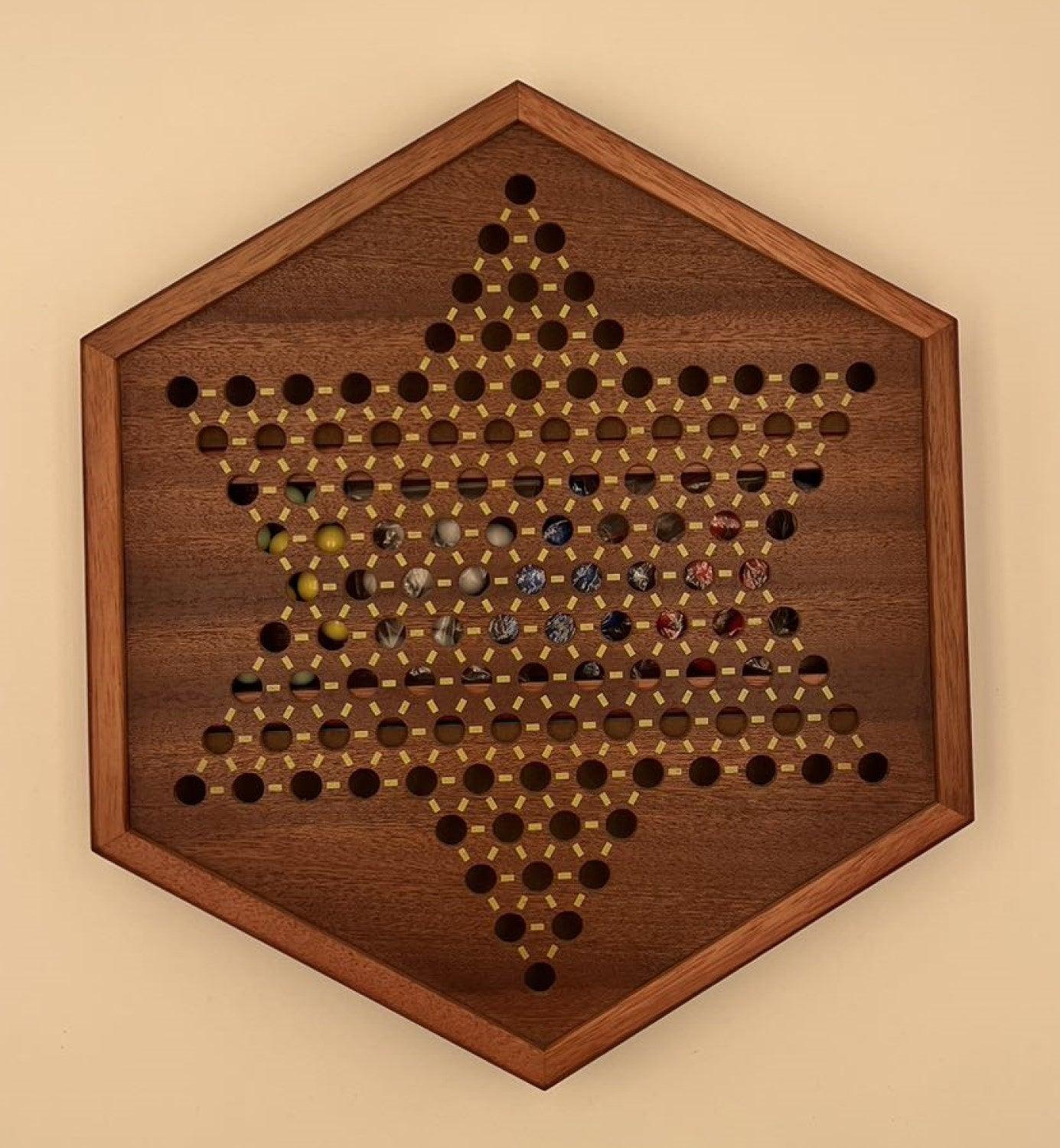 Classic Chinese Checkers Chess Set With Drawers Board Game – auloves