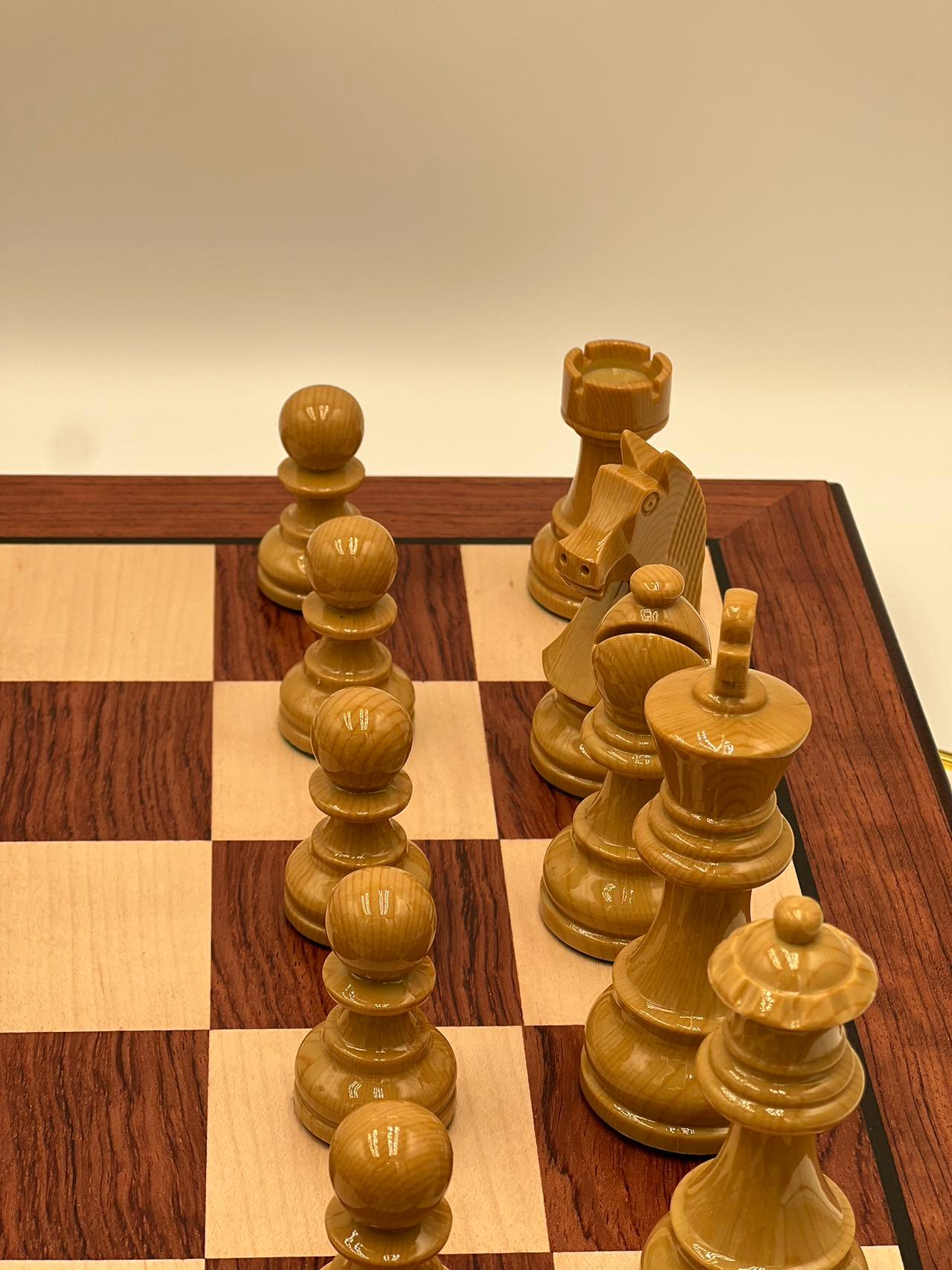 Deluxe 52*52cm Super Large Chess Set Rosewood Wooden Timber Oak Foldin ...